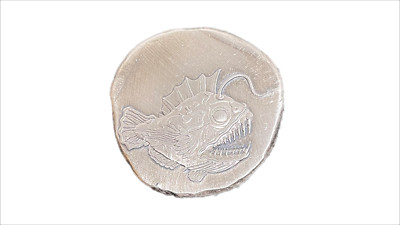 Hayleybug Mint Angler Fish Button 1 Troy Ounce .999 Fine Silver | eBay