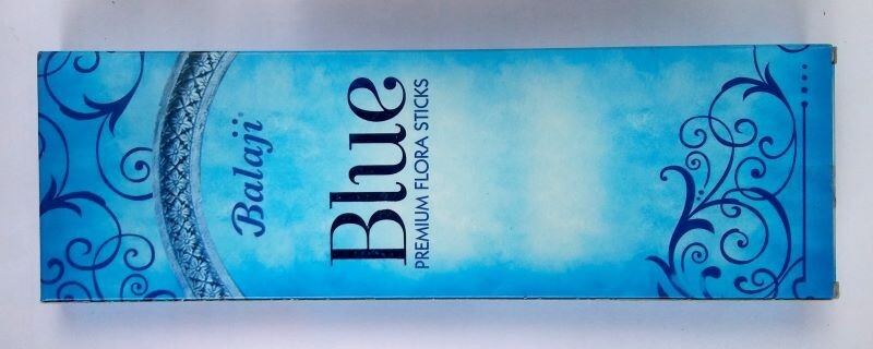 (50g x 2) Indian Balaji BLUE Natural Masala Hand Rolled Incense Sticks ...