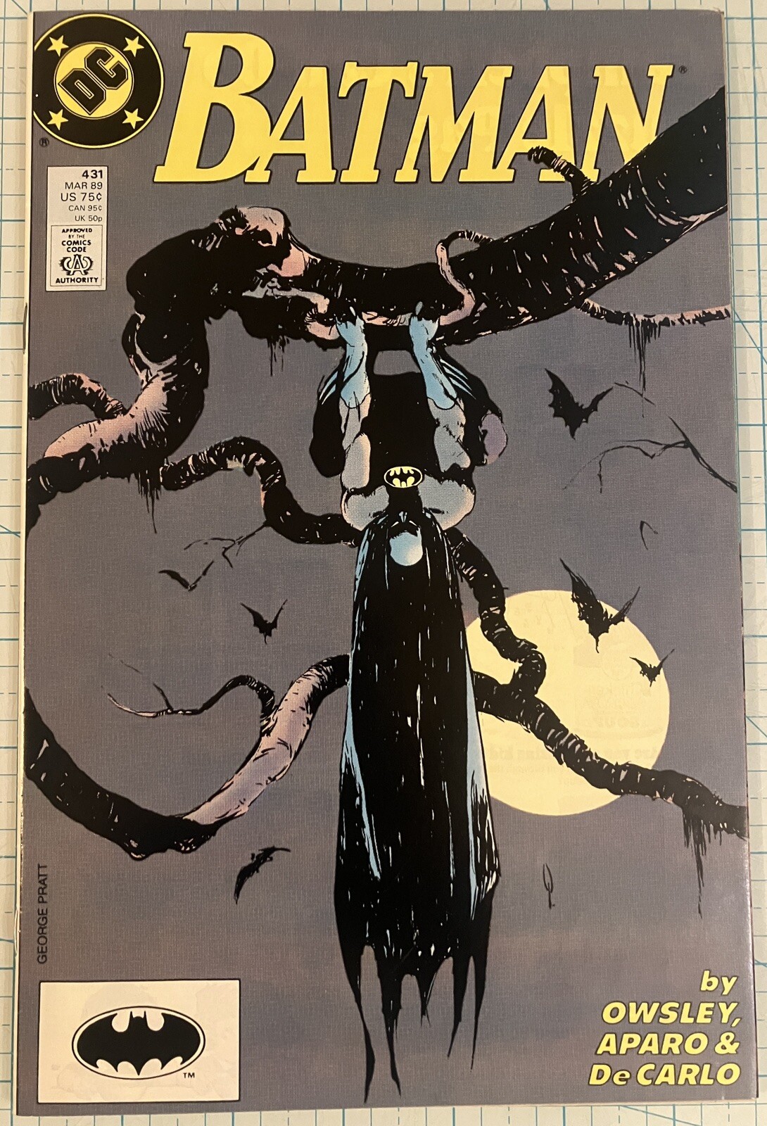 Batman #431 NM George Pratt Cover 1st Appearance of Kirigi 1989 DC ...