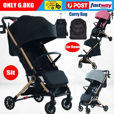 Baby Stroller Lightweight Compact Foldable Travel Pram Easy Carry on ...