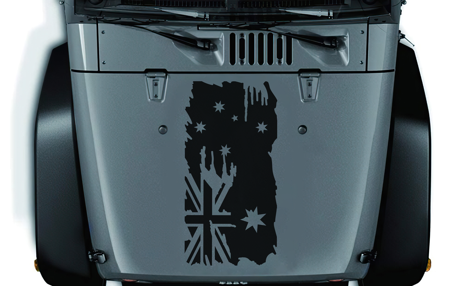 Distressed Australian flag Decal Sticker Car outdoor Motorbike Aussie ...