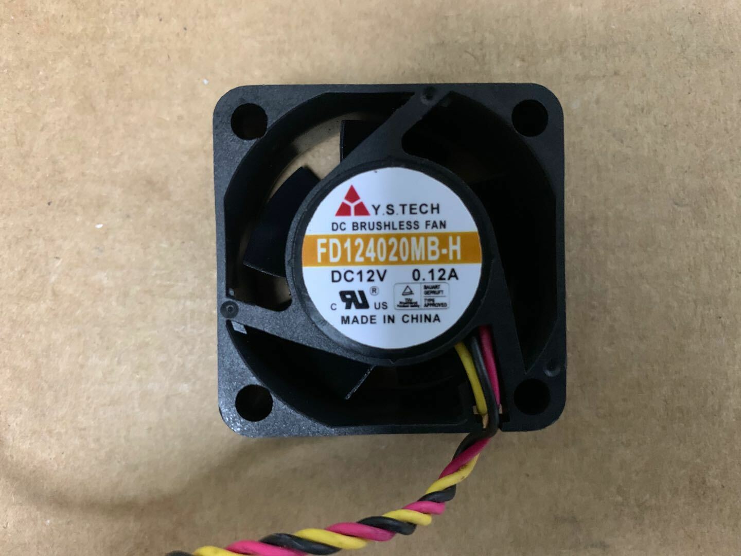 Y.S.TECH FD124020MB-H 12V 0.12A 40mm 4CM Dual ball durable silent ...