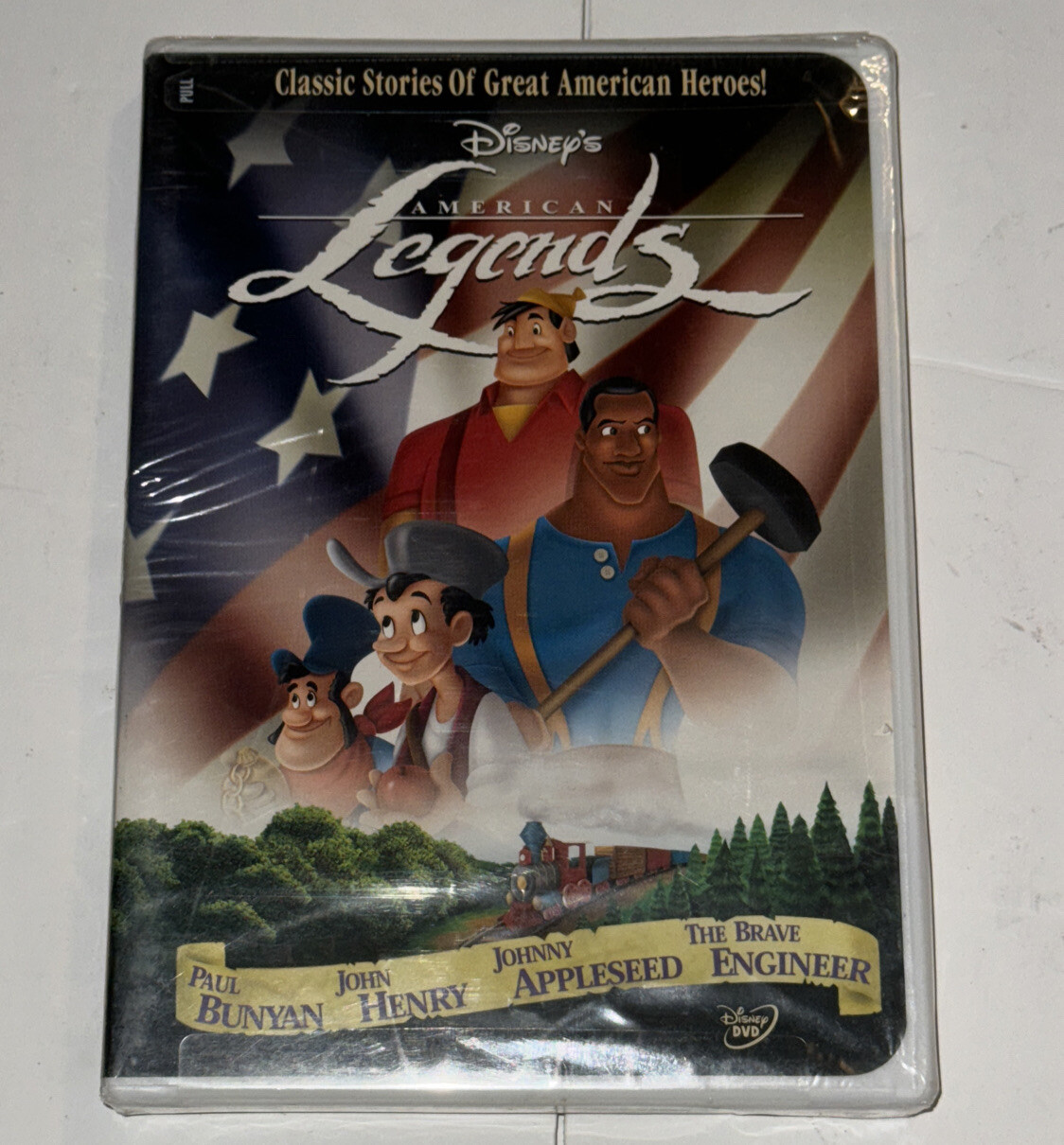 American Legends Walt Disney DVD Paul Bunyan John Henry Johnny ...