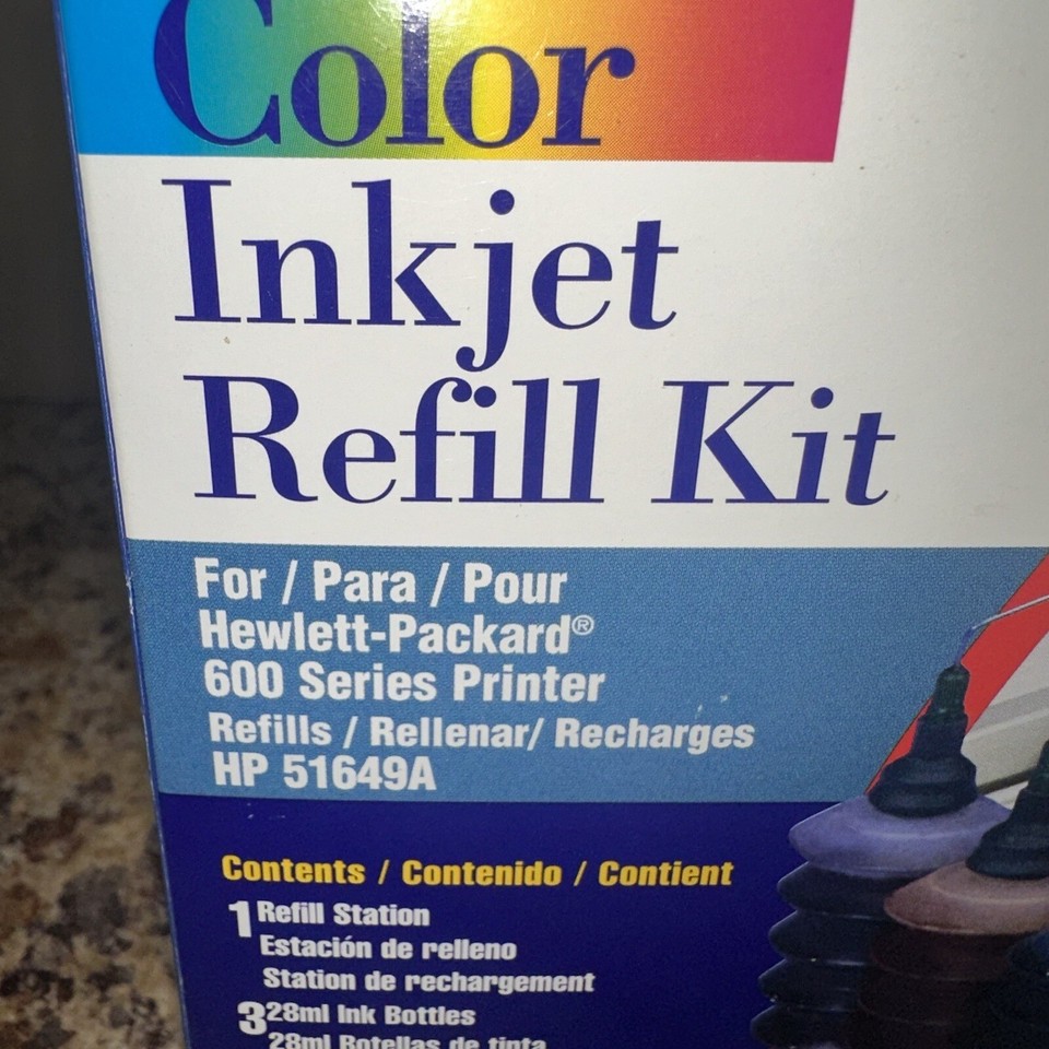Data Products Lot Of 3 Color Inkjet Refill Kit # 60094 | eBay