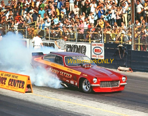 Barry Setzer Pat Foster 1971 Chevy Vega NITRO Funny Car PHOTO! #(13) | eBay