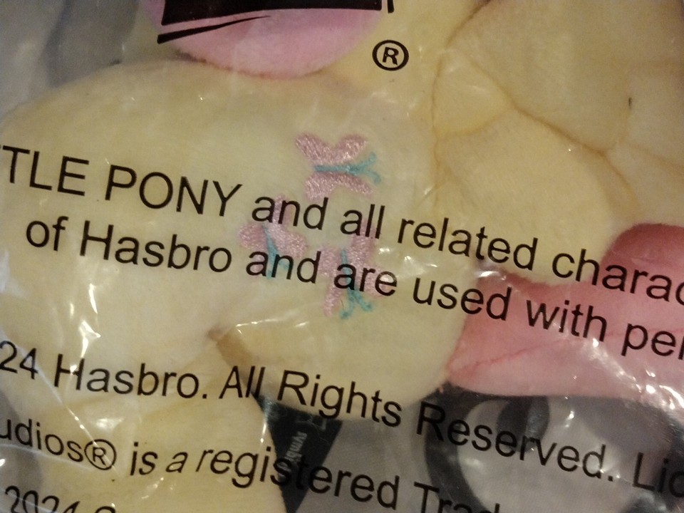 Hasbro My Little Pony Cuddle Fluttershy Plush Plushie 2024 Official 15 ...