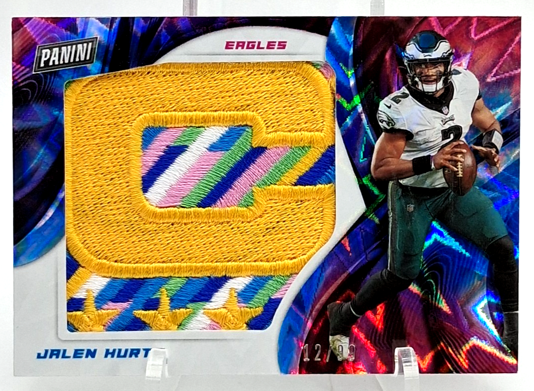 2021 Panini Player of the Day Football Jalen Hurts Crucial Catch Capt ...