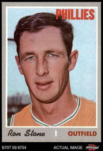 1970 Topps #218 Ron Stone Phillies 8.5 - NM/MT+ | eBay