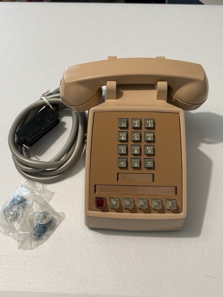 Vintage 1994 AT&T 1A2 Key System 6 Line Keypad Business Phone - Beige ...