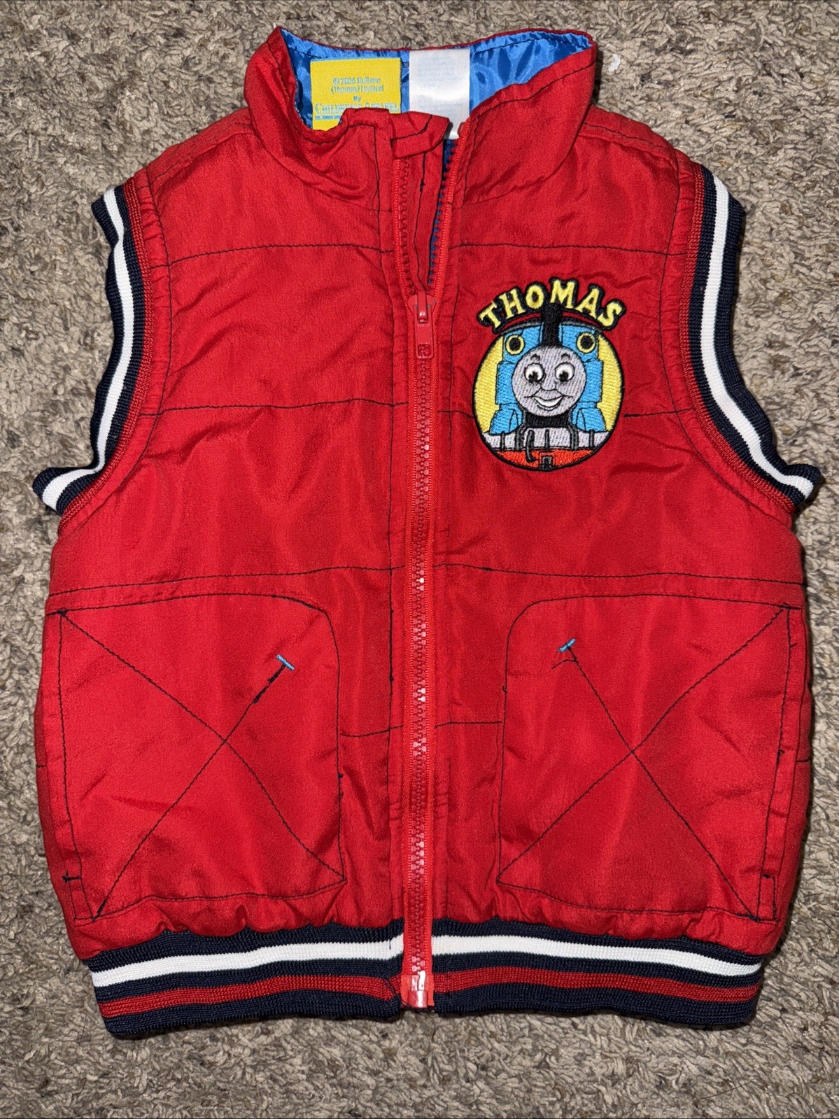 Vintage Thomas & Friends Train 24M Red Vest Sleeveles… - Gem