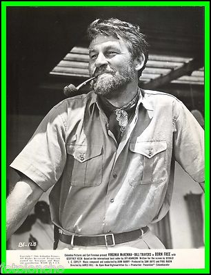 BILL TRAVERS in "Born Free" Original Vintage PORTRAIT 1966 | eBay