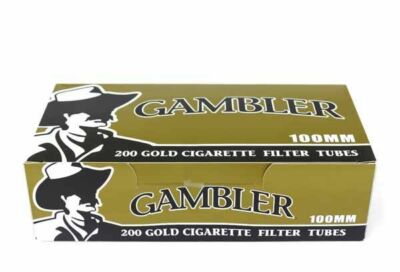 Gambler Gold Light 100MM 100s RYO Cigarette Filter Tubes - 5 Boxes ...