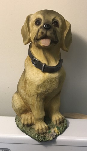 Vintage Yellow Lab Dog Figurine Statue 8.5” | eBay