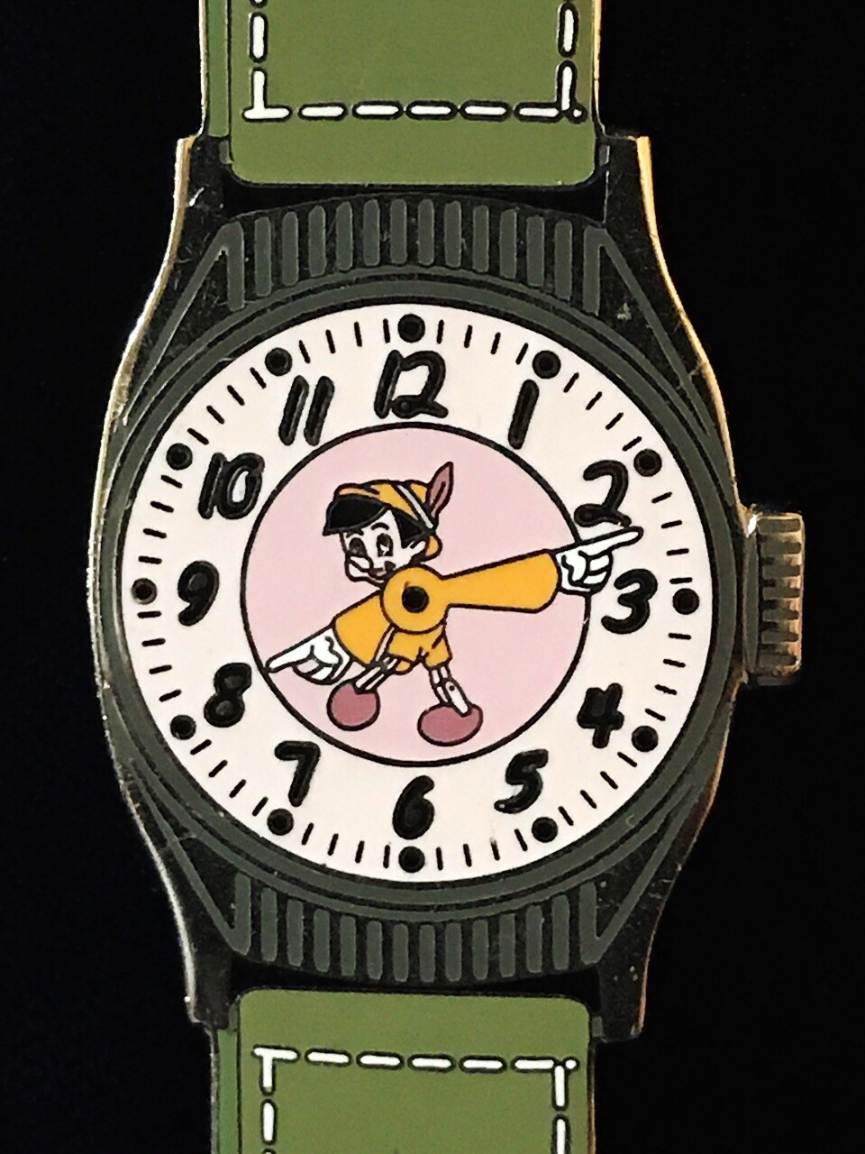 Disney Auctions DA Pinocchio Green Vintage Watch Pin LE100 23053 | eBay UK
