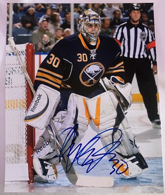 RYAN MILLER AUTOGRAPH SIGNED 8x10 NHL HOCKEY PHOTO BUFFALO SABRES ...