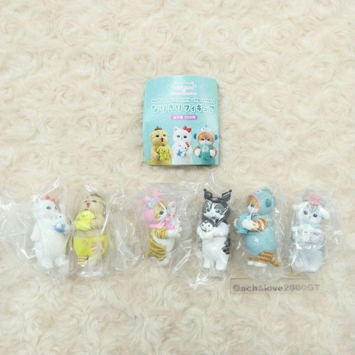 KITAN CLUB Mofusand x Sanrio Narikiri Figure All 6 Types Set Capsule ...
