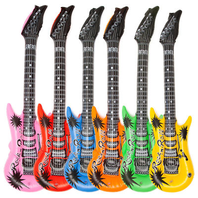 .Inflatable Air Guitar - - 100cm Blow Up Rock & Roll Party FUN TRUSTED ...
