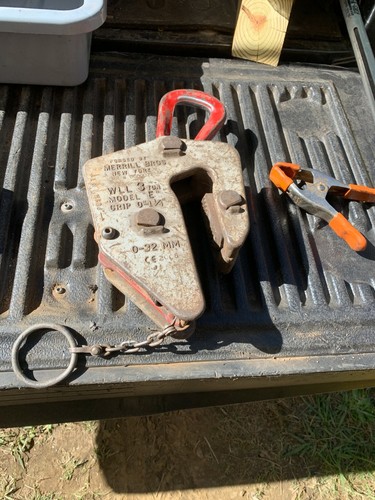 Merrill Brothers Model E WLL 3 Ton Sheet Lifter, Grip 0" - 1-1/4" | eBay