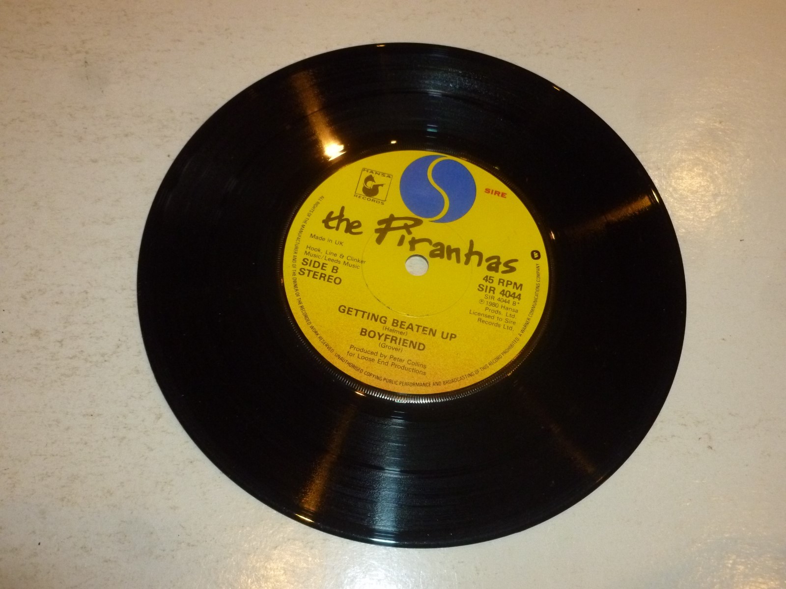 THE PIRANHAS - Tom Hark - 1980 UK 2-track 7" Vinyl Single | eBay UK