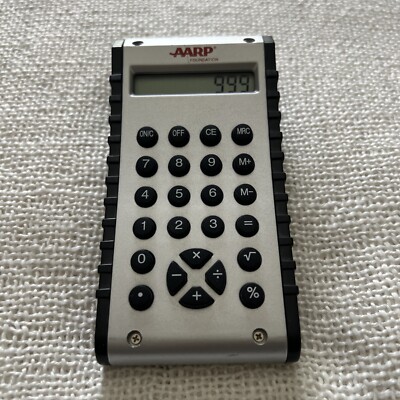 AARP Foundation Digital Clock Thermometer Calendar & Calculator ...