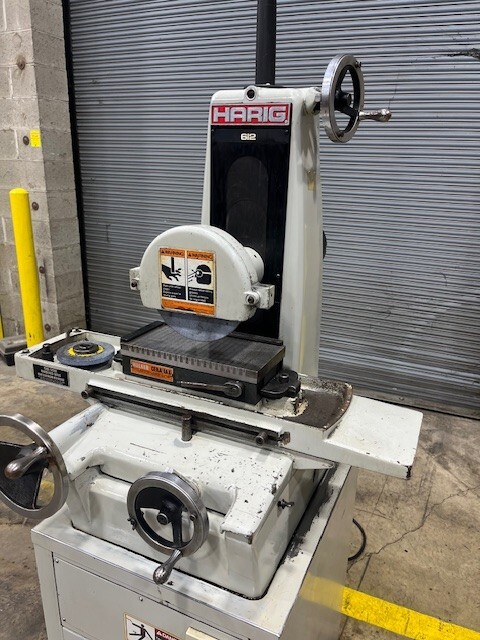 HARIG 612 SURFACE GRINDER WITH FINE POLE WALKER PERMANENT MAGNETIC ...