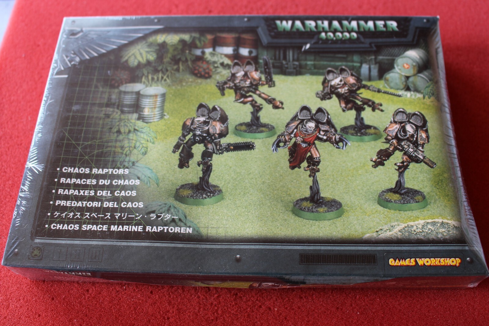 Games Workshop Warhammer 40k Chaos Space Marines Raptors Squad Metal ...