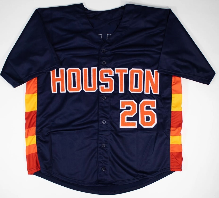 Jose Siri Signed Houston Astros Custom Xl Jersey Beckett Witness