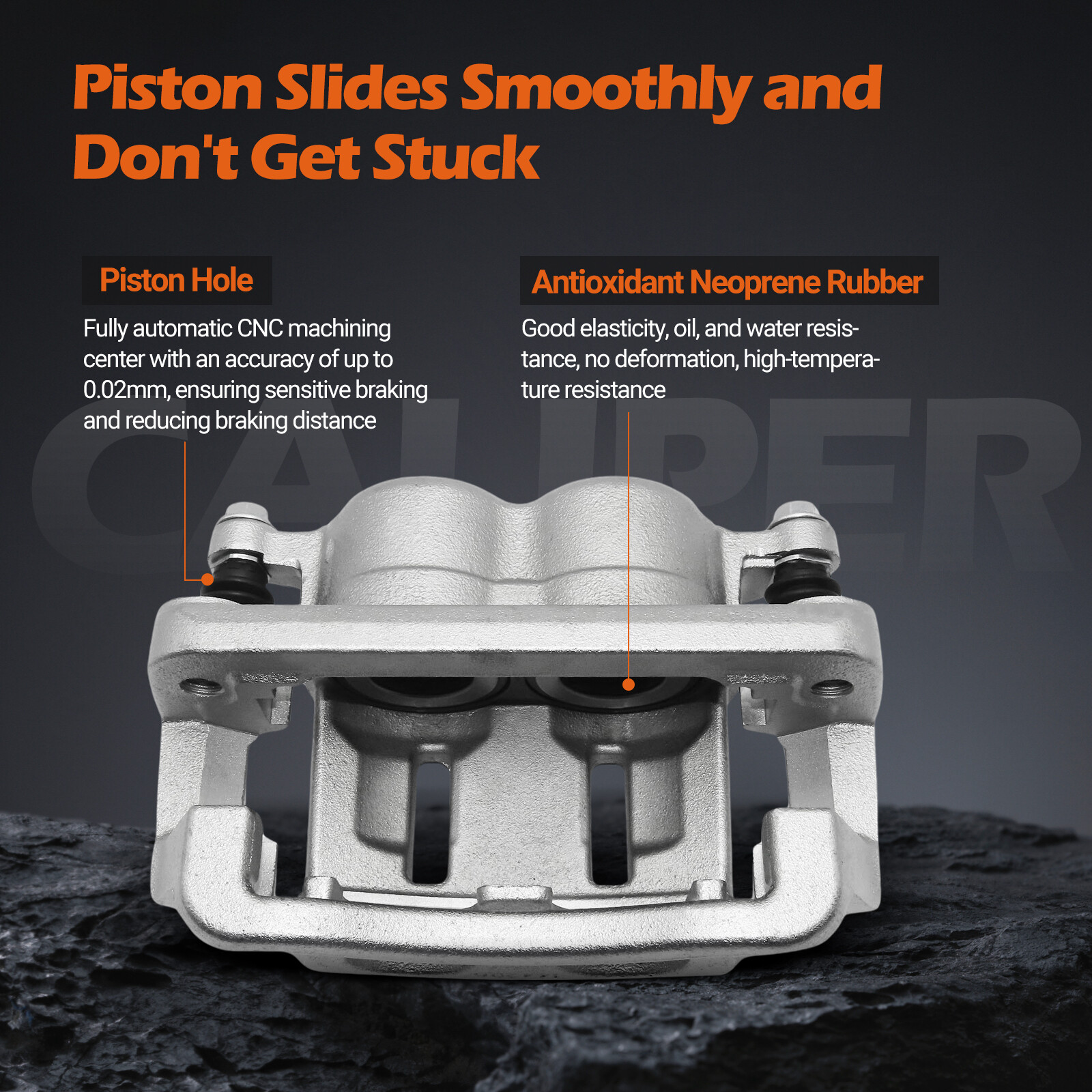 2pcs Front Brake Calipers for GMC Jimmy Chevy Malibu S10 Olds Cutlass ...