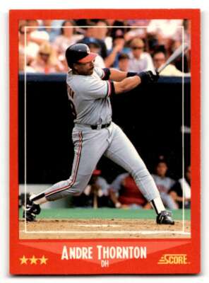 1988 Score #231 Andre Thornton Cleveland Indians Baseball Cards EX/N ID ...