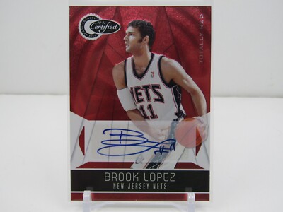 BROOK LOPEZ 2010-11 CERTIFIED AUTOGRAPH AUTO! #25/25! SSP! LAST MADE ...