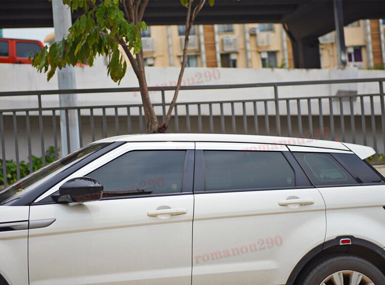 For Land Rover Range Rover Evoque 12-19 Chrome Window Vent Shades Sun ...