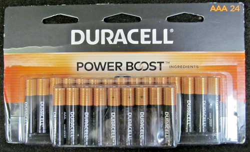 NEW 24 PACK DURACELL POWER BOOST AAA BATTERIES EXP MAR 2037 FREE ...