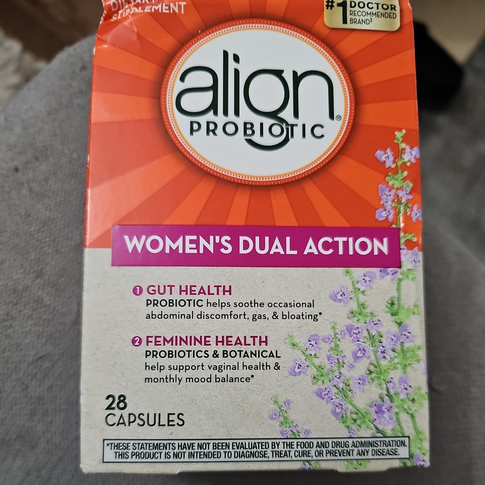 Align Probiotic Women's Dual Action Dietary Supplement (28 Capsules ...