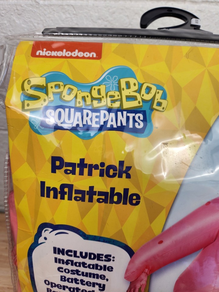 Spirit Halloween Spongebob Squarepants Patrick Adult Inflatable Costume ...