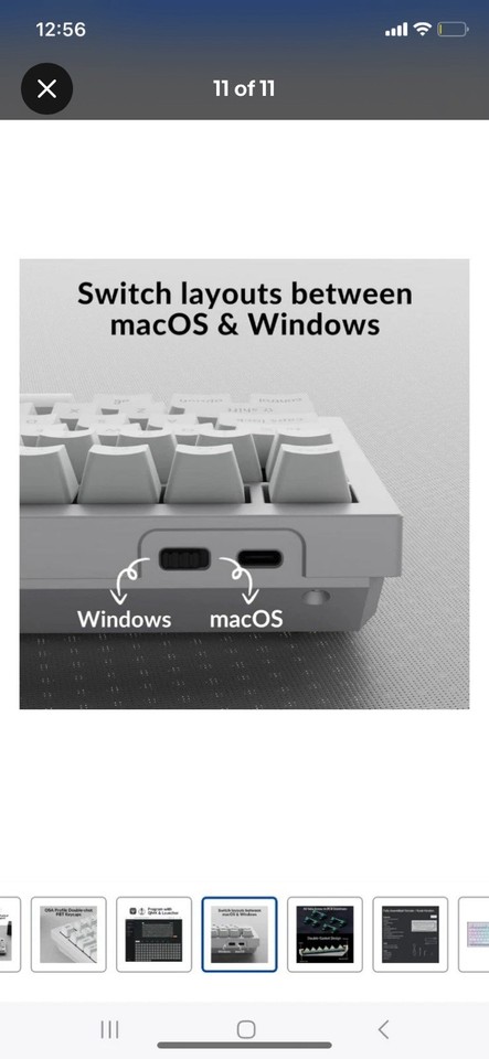 Keychron V2 Knob Edition USB-C Wired Mechanical Keyboard for Mac/Windows | eBay