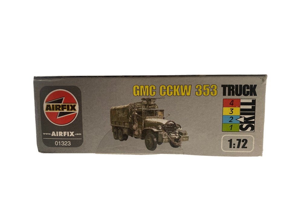 AIRFIX GMC CCKW 353 TRUCK 1/72 Model Kit #01323 | eBay