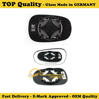 Fits RENAULT Modus 2004->2008 Left Side Door Wing Mirror Glass With ...
