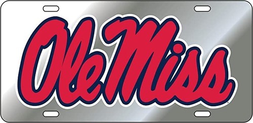 University of Mississippi "Ole Miss" License Plate | eBay