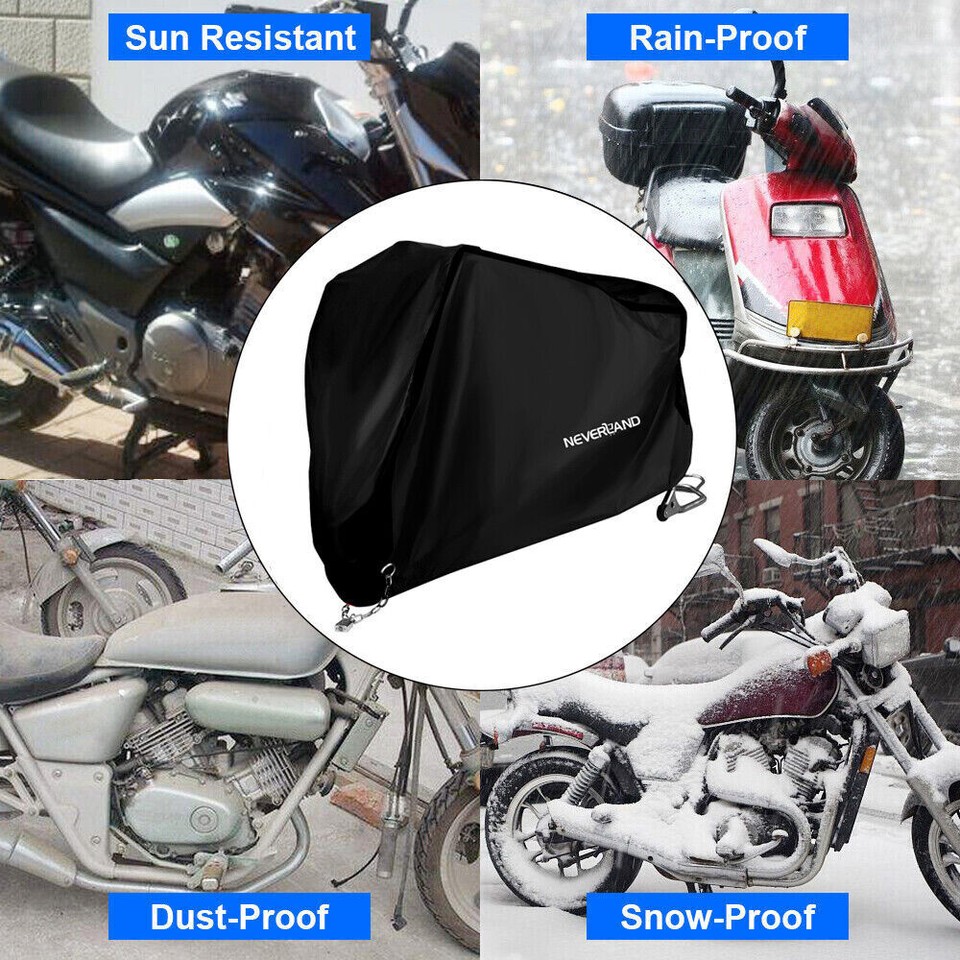 Motorcycle Bike Cover Waterproof Outdoor Sun Rain Dust UV Scooter ...
