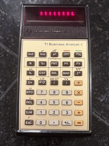 1976 TI Texas Instruments Business Analyst Calculator Vintage Tested | eBay