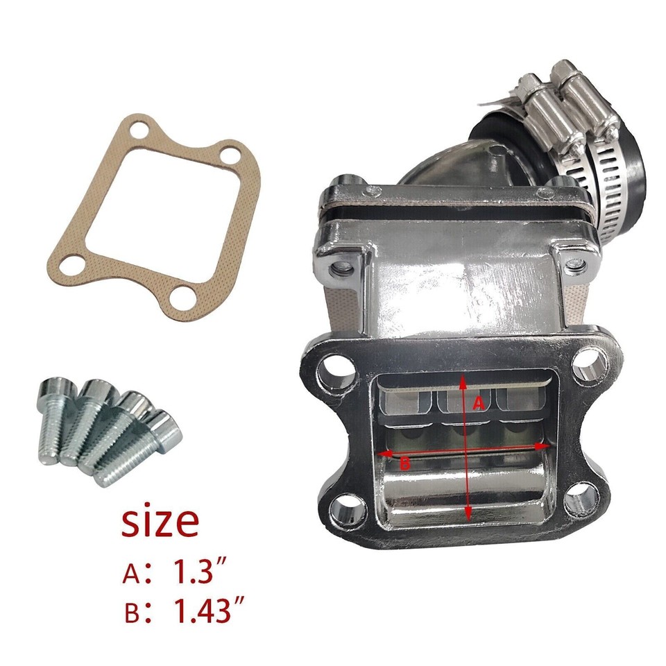 CDH YD100 Engine Motor 50mm & Dio Reed Valve Kit - 2 stroke Gas ...