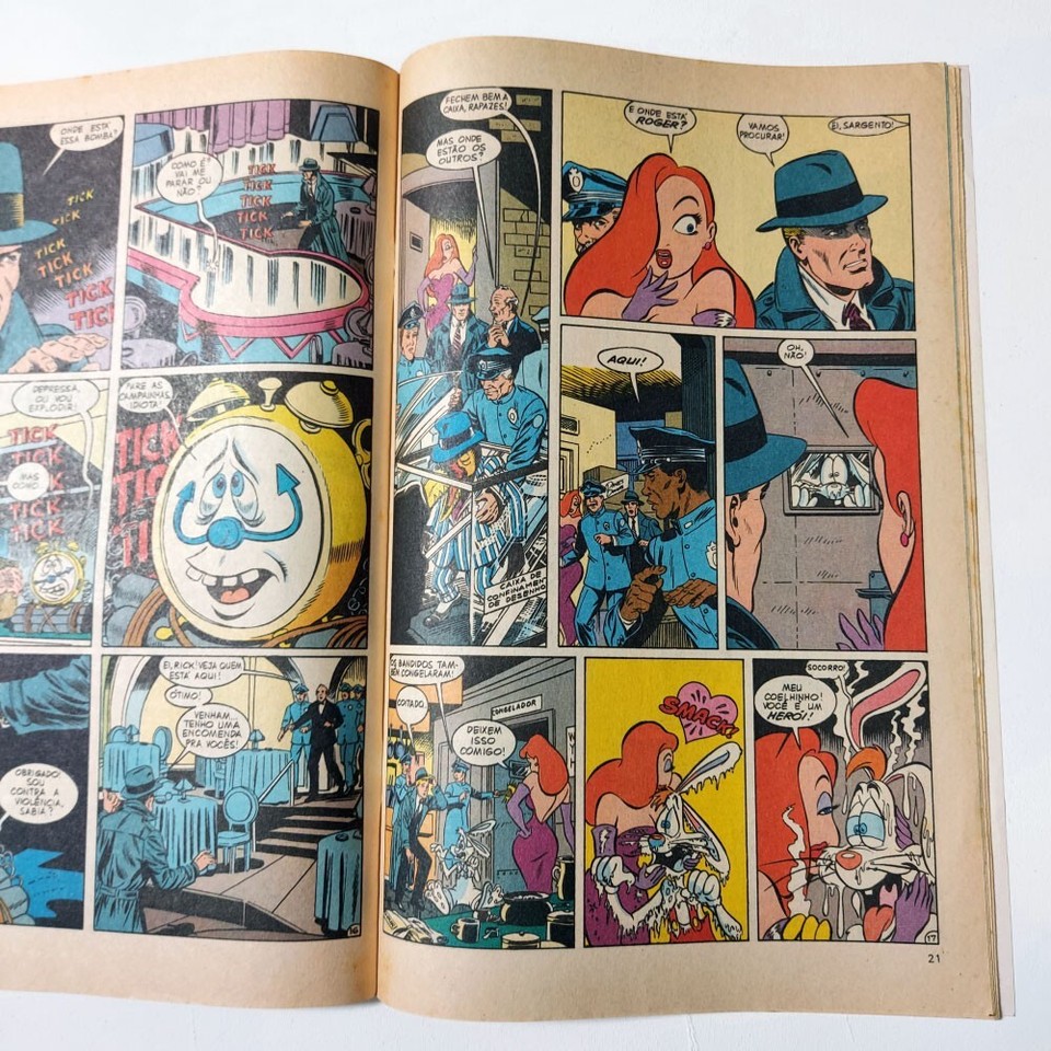 Foreign ROGER RABBIT # 1 - Disney Comic Book from Brazil - 1991 ...