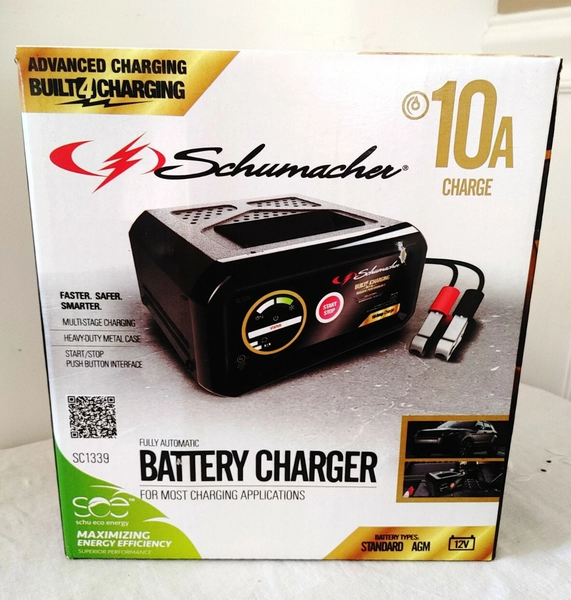 100A 12V Fully Automatic Battery Charger/Engine Starter, 45% OFF