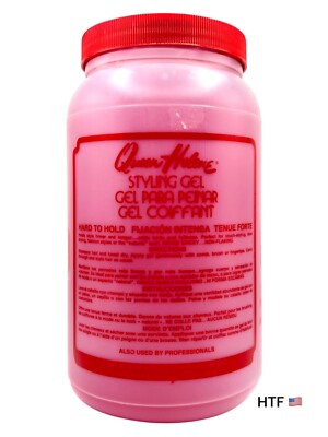 Queen Helene Hard To Hold Hair Styling Gel, Level 7 Hold, Pink 5lbs ...