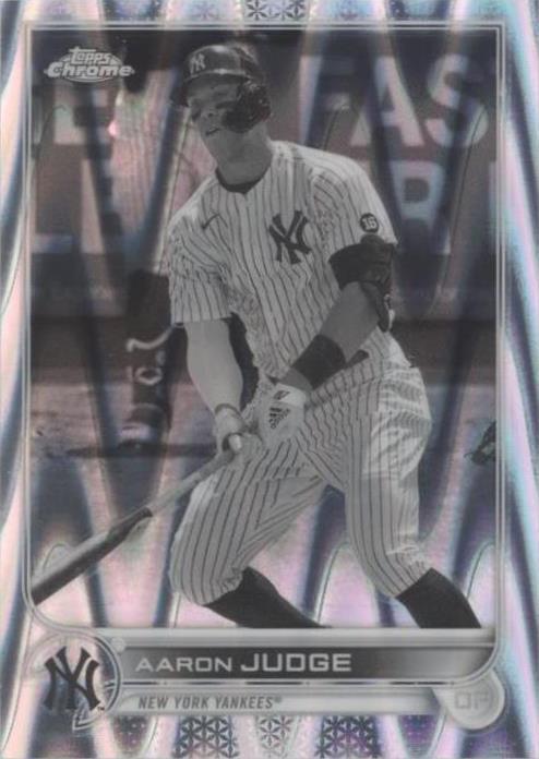 2022 Topps Chrome Sonic - Aaron Judge #99 Black & White RayWave ...