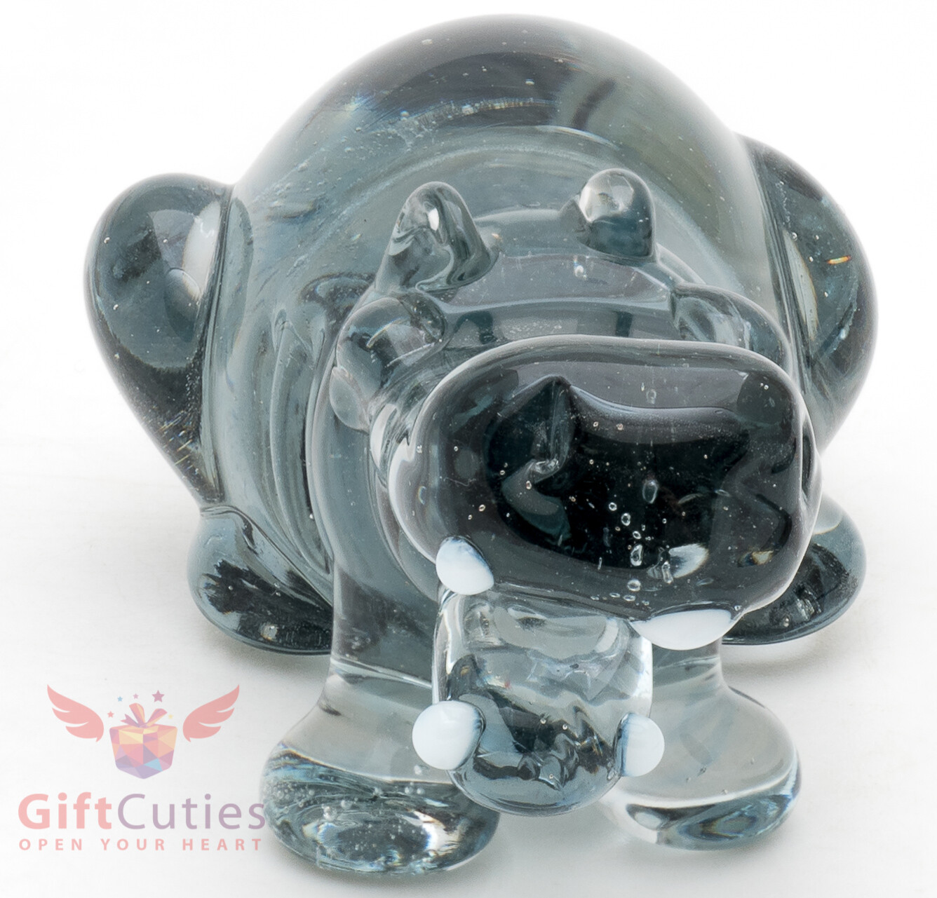Glass Hippo Hippopotamus figurine "murano" handmade | eBay UK