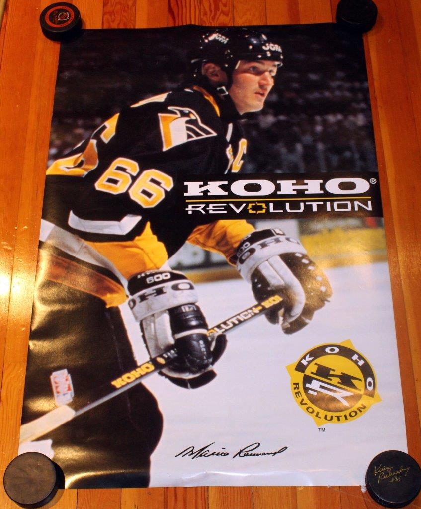 Vintage Koho Revolution Hockey Sticks Mario Lemieux Dealer Advertising ...