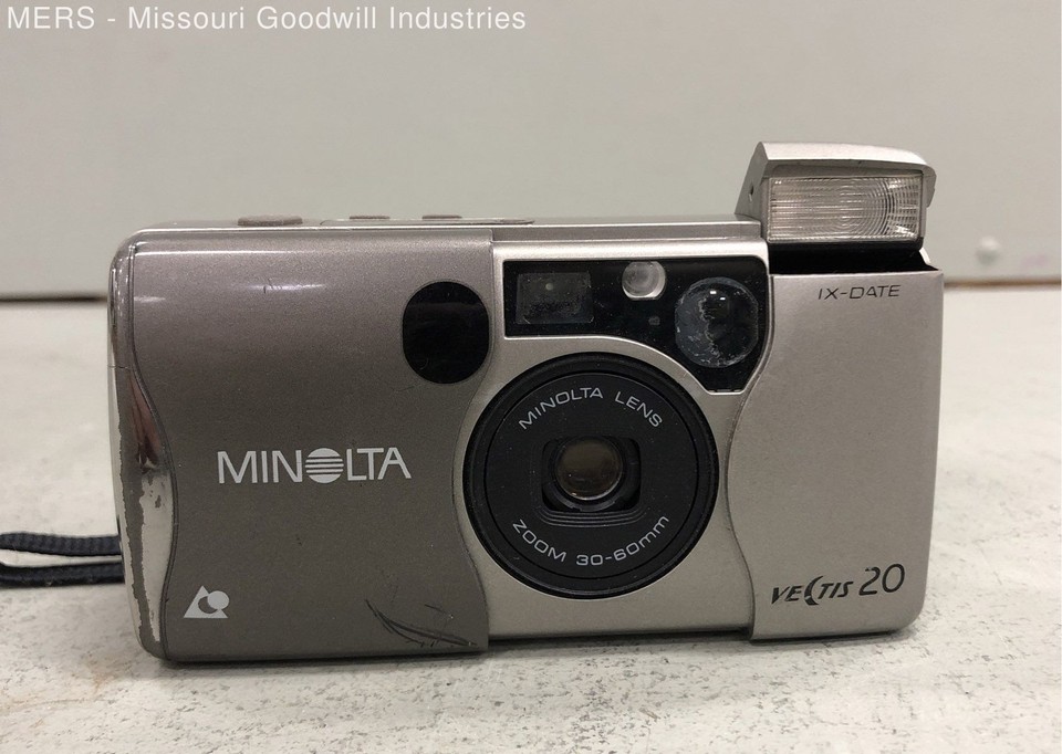 Minolta Vectis 20 Silver Black Film Camera | eBay