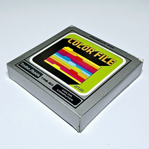 1980 Tandy Corp Radio Shack TRS-80 Color Computer Program Color File ...