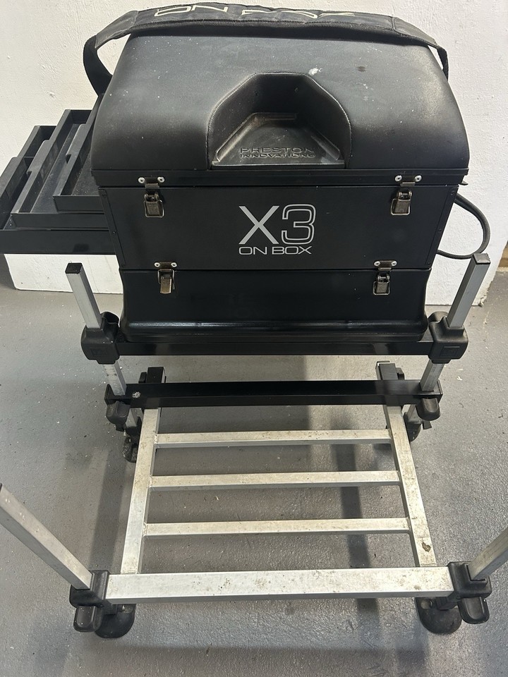 2 Preston Fishing Seat Box On Box | eBay UK